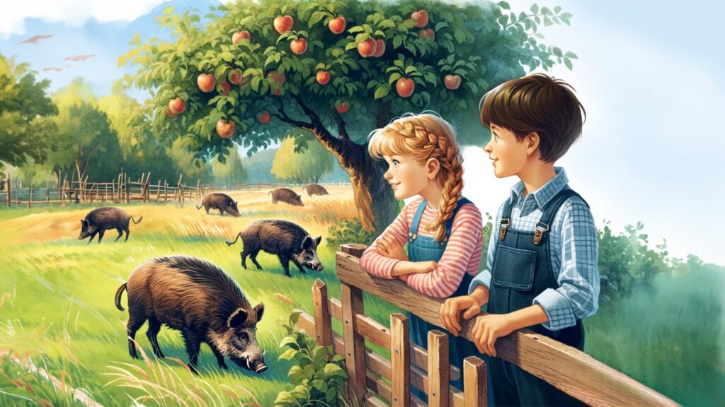 17 Min Kindergeschichte: Charly & die lustigen Wildschweine